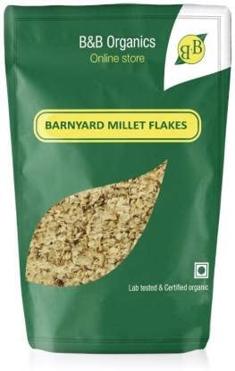 B&B Organics Barnyard Millet Flakes (Poha) (2 kg) Millet Flakes for ...
