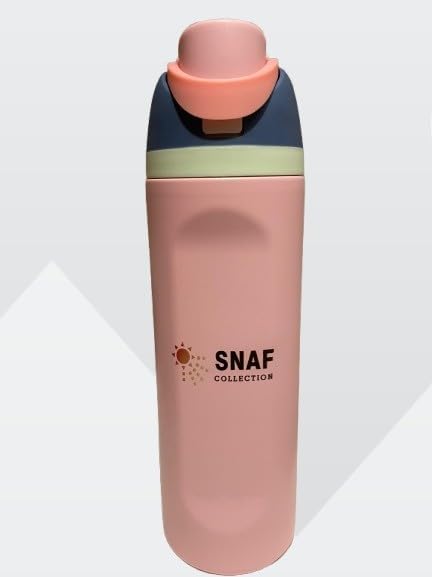 Amazon.com: SNAF Water bottle insulated Stainless Steel with Straw, BPA ...