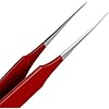 Amazon.com : Tweezees Precision Red Stainless Steel Tweezers ...