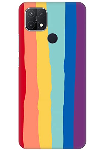 COBERTA Printed Back Cover for Oppo A15 Back Cover Case - Rainbow ...