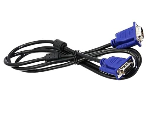 Kiran Enterprisess VGA Male to Male VGA Cable Wire Cord for Personal ...