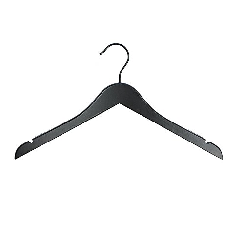 Amazon.com: NAHANCO 20217BHHU Wooden Shirt Hangers - Line - 17" Low ...