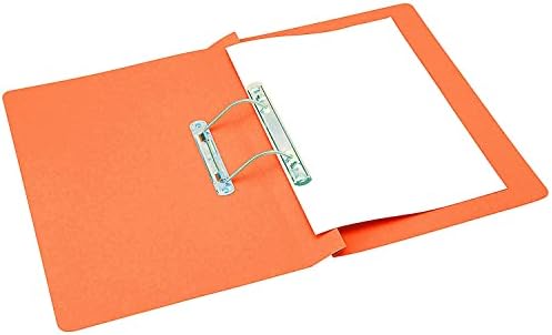 Q-Connect Transfer File 35mm Capacity Foolscap Orange (Pack of 25 ...