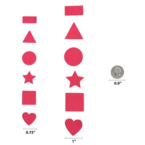 Snapklik.com : Assorted Foam Sticker Shapes, 750+ Stick-On Shapes In 6 ...