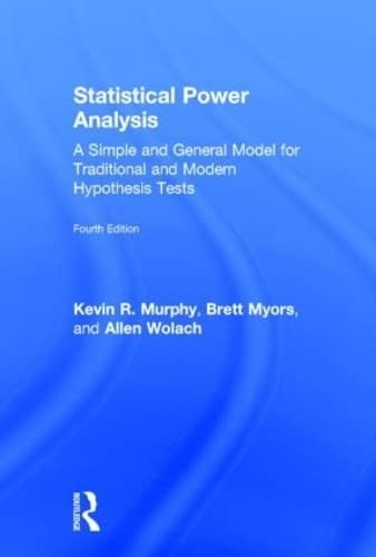Statistical Power Analysis: A Simple and General Model for Traditional ...