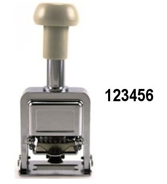 Automatic Numbering Machine 6 Wheel Automatic Numbering Machine ...