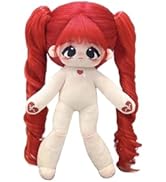 Amazon.com: CALEMBOU Plush Doll, 30 cm Cotton Doll with Skeleton, Soft ...