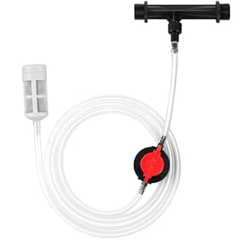 DOITOOL Fertilizer Injector for Drip Irrigation 3/4 Inch Venturi Garden Irrigation Device Kit ...
