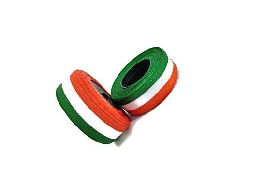 Bharat / India Tricolour Flag Grosgrain Ribbon for Decoration ...