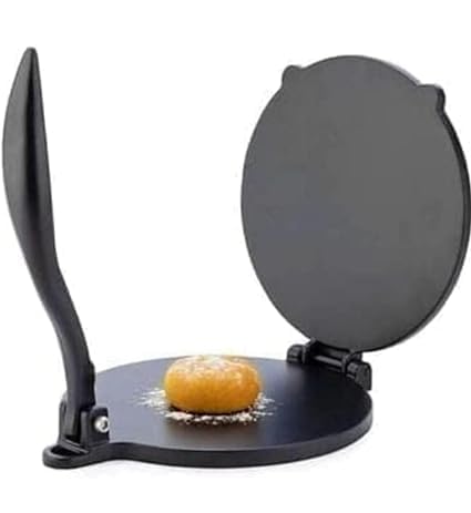Buy WRIZTI 7-Inches Pre-Seasoned Alluminium Manual Roti Maker Press ...