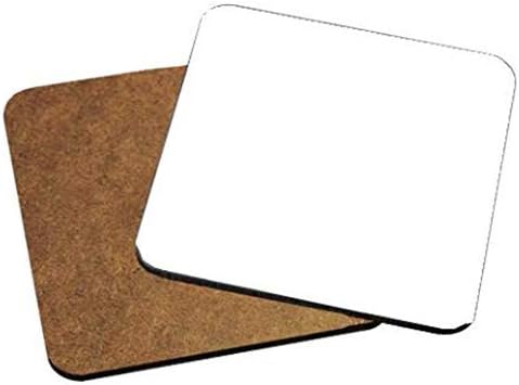 40 x UNISUB Sublimation Square Hard Wood MDF Coaster 9x9cm : Amazon.co ...
