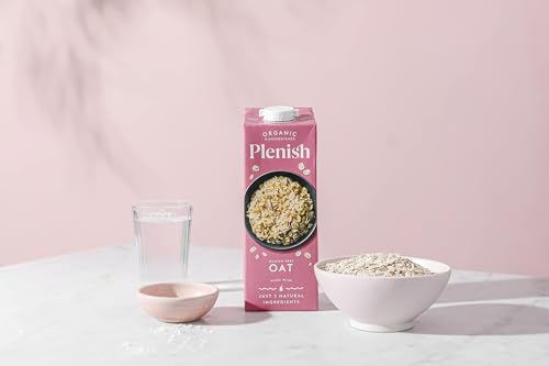 Plenish Organic Unsweetened Oat Milk 1L (Pack of 8) - Tastyfactory