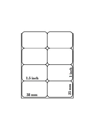 Kagaz Barcode Label Sticker Roll 38X25 mm 2UP (4000 Labels) : Amazon.in ...