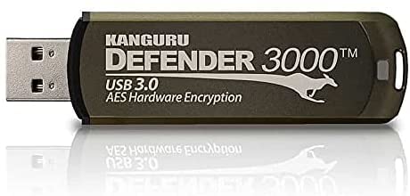 Buy Kanguru 256GB Defender 3000 - USB Encrypted 3.0 Secure Flash Drive ...