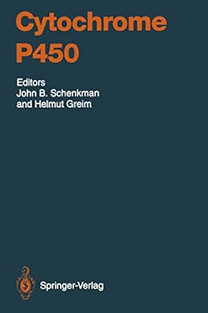 Cytochrome P450 (Handbook of Experimental Pharmacology): Helmut Greim ...
