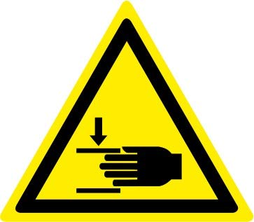 Etichetta adesiva pittogramma segnale di pericolo "Pericolo di ...