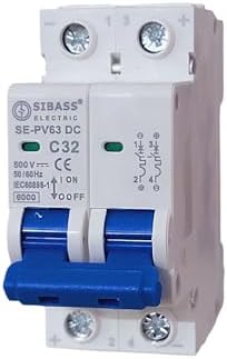 DC MCB 2 Pole 32 amp 500V (MCB Only) : Amazon.in: Home Improvement