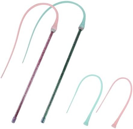 Amazon.com : 2PCS Cat Toy Wand, Silicone Mice Tail Teaser Toys ...