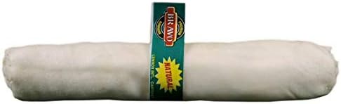 Amazon.com : The Rawhide Express Natural Retriever Roll Dog Chew, 9 By ...