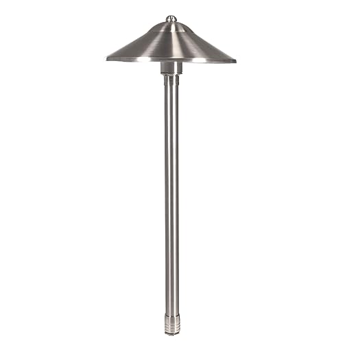 Snapklik.com : VOLT Max Spread 12V Stainless Steel Path Light