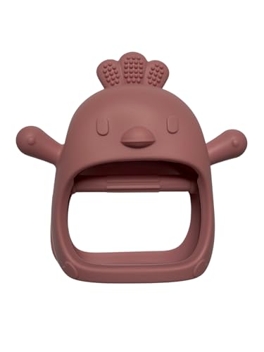 Amazon.com: Teether for Wrist, Wearable No Fall/No Drop Teething Mitten ...