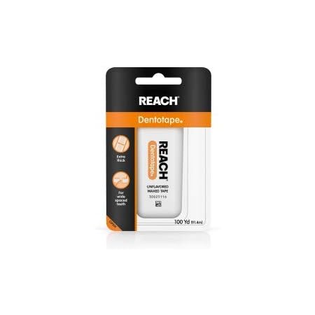 Amazon.com: Reach Dentotape Waxed Dental Floss with Extra Wide Cleaning ...