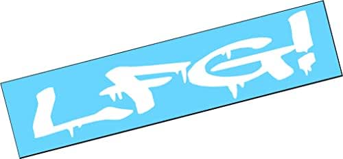 Amazon.com: LFG! 22"x4" Vertical Windshield Vinyl Decal Sticker Hated ...