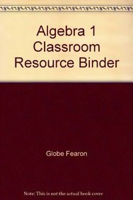 Algebra 1 Classroom Resource Binder : Globe Fearon: Amazon.com.au: Books
