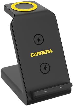 CARRERA 22.5W Magnetic 3 in 1 Wireless Charger Stand CWC-234, 15W Fast ...