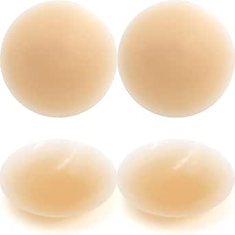 ModoSlim 2 Pairs Pasty Nipple Covers - Non Adhesive Nipple Coverage for ...