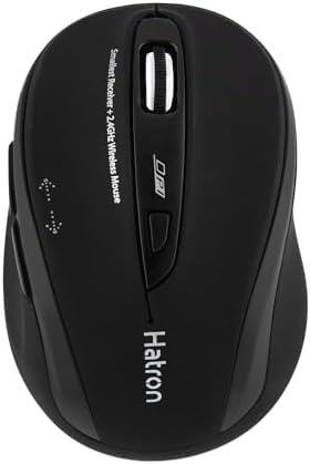 Amazon.com: Hatron HMW120SL Wireless Silent, Ergonomic Mouse, Optical Computer Cordless Mouse ...