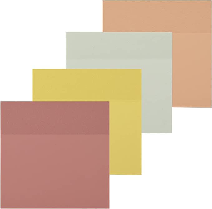 Transparent Sticky Notes - 4Pack Clear Sticky Notes Pad, Clear Self ...