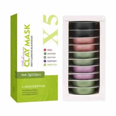 Amazon.com : Clay Mask Travel Kit - Eggplant, Avocado, Rose, Green Tea ...