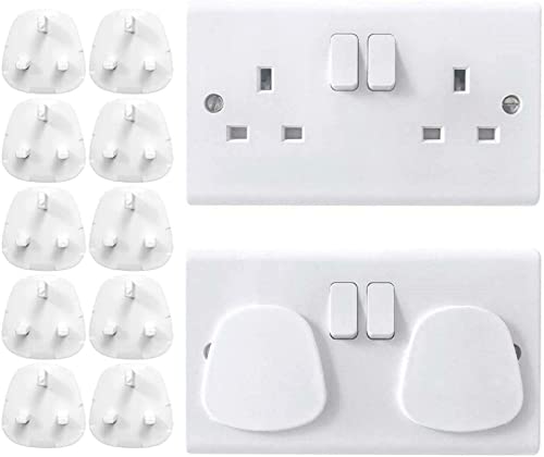 Ramofy 16 Pack Baby Safety Home Socket Covers, Plastic Socket Protector ...