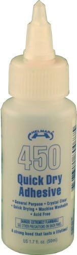 Amazon.com: Helmar 450 Quick Dry Adhesive, 1.7 Fluid Ounce