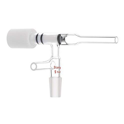 StonyLab Chromatography Flow Control Adapter with 14/20 for Flash ...