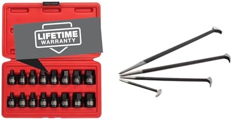 Sunex 3646 16-Piece 3/8" Drive Impact Hex Driver Set with Sunex 9804 4 ...