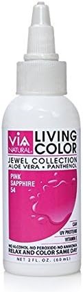 Amazon.com : Via Living Color Hair Collection Color - Style 054 Pink ...