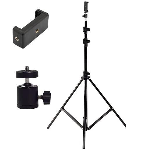 Buy OKAGNLY 7 Ft Model Tripod with 360 Degree Rotation, Mobile Tripod ...