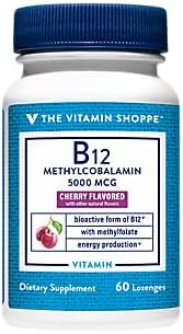 Amazon.com: Vitamin B12 Methylcobalamin ? 5,000 MCG ? Cherry (60 ...