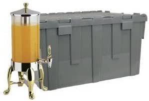 Amazon.com | Deluxe Cater-Crate Beverage Dispenser Set Finish ...