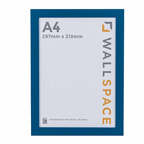 Wall Space A4 Blue Frame | Modern A4 Blue Picture Frame 297×210 | A4 ...