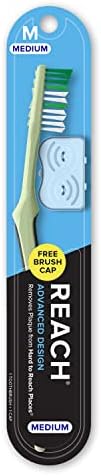 Amazon.com : REACH Advanced Design Toothbrush with Toothbrush Cap ...