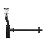 ・ブランド:カクダイ(KAKUDAI)・製造元:カクダイ(KAKUDAI)・モデル:432-611-32・製造元/メーカー部品番号:432-611-32・カクダイ[KAKUDAI]　【432-611-32】 ボトルトラップ ブラック 洗面・手洗い