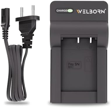 Welborn Camera Battery Fast Charger for for Sony NP-BX1/M8, DSC-HX80 ...
