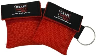 Amazon.com: KONMED 50 Pieces CPR Key Chain Emergency CPR Face Shields ...