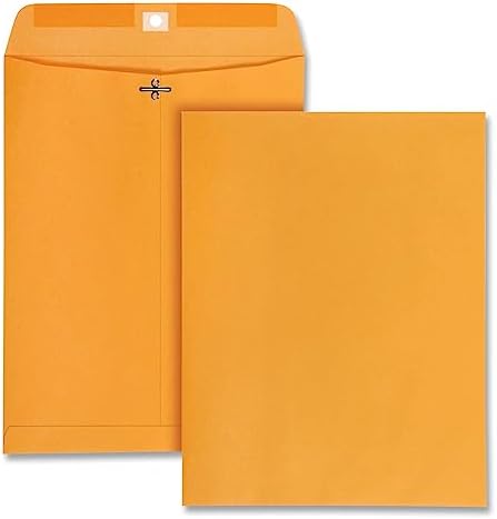 Amazon.com : Universal Kraft Clasp Envelope, #97, Square Flap, Clasp ...