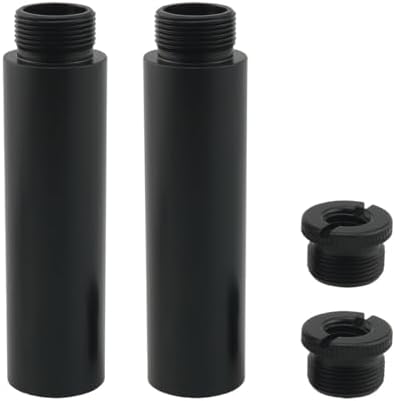 Amazon.com: Ruiwaer 4PCS Black Mic Stand Extension Tube Microphone ...