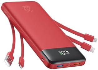 Amazon.com: Rush Charge Universe 3 in 1 Portable Charger – 3300mah, 2 ...