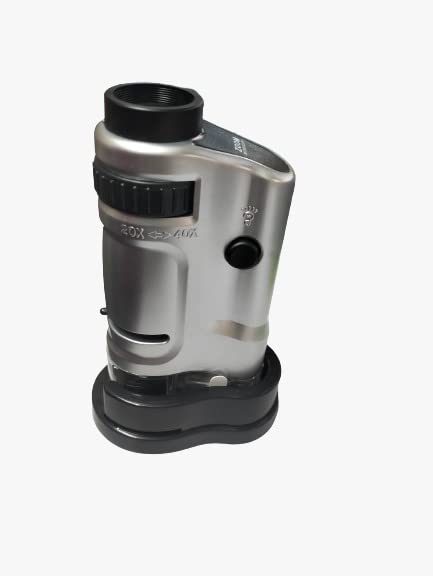 Lucky Store Zoom Microscopes 20x-40x Power LED Lighted Pocket ...